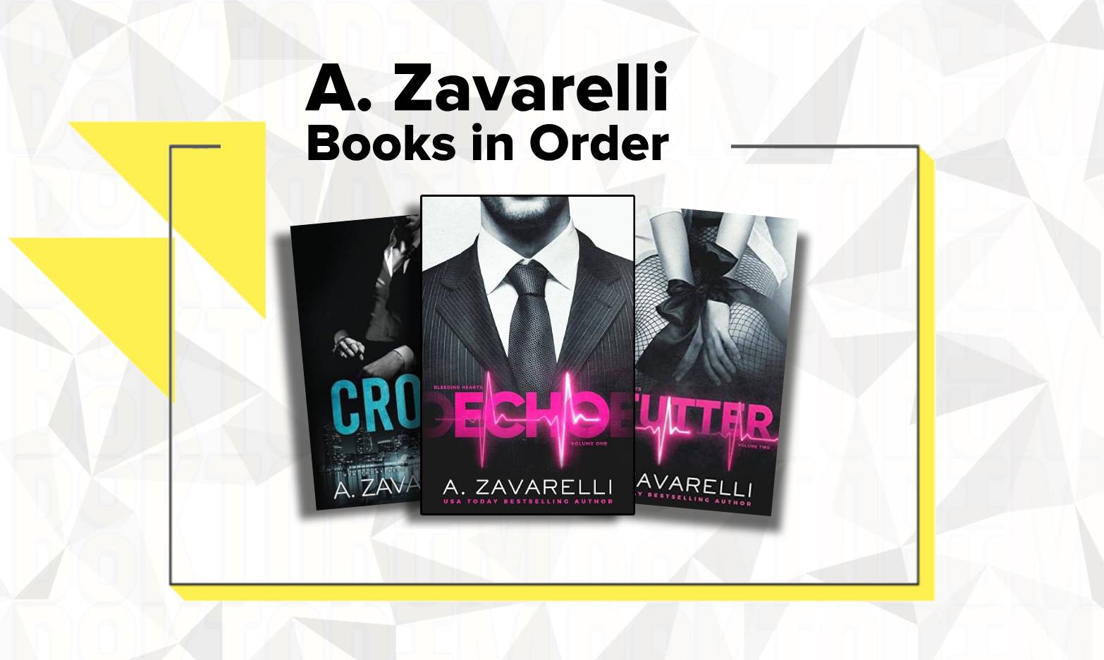 A. Zavarelli Books in Order | Booktorium