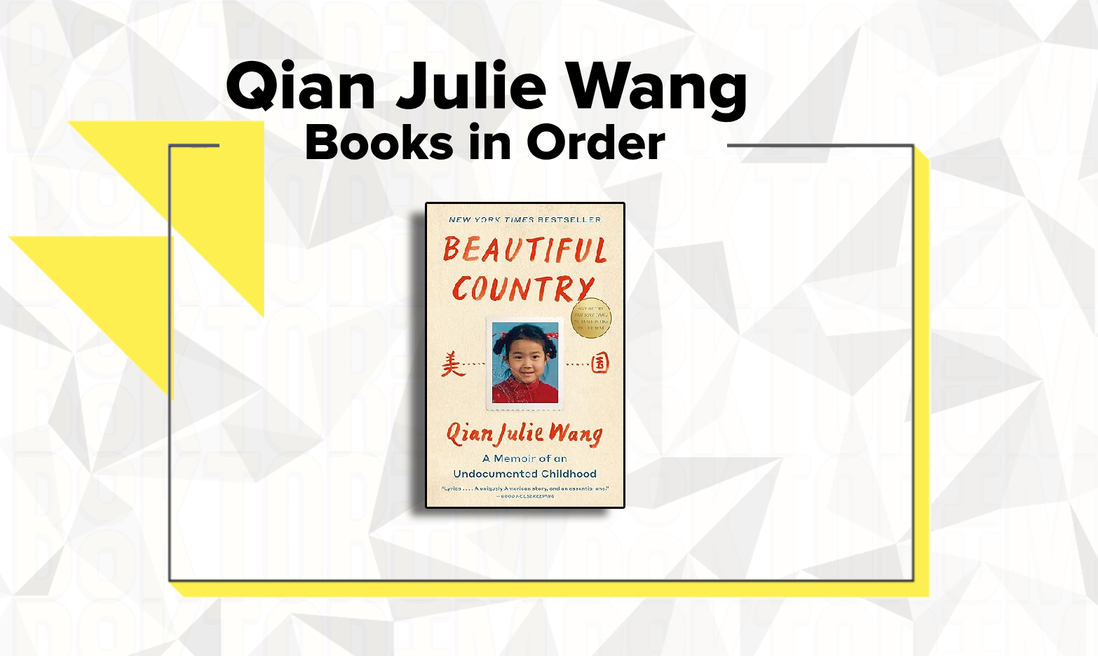 Qian Julie Wang Books in Order (The Ultimate Guide) | Booktorium