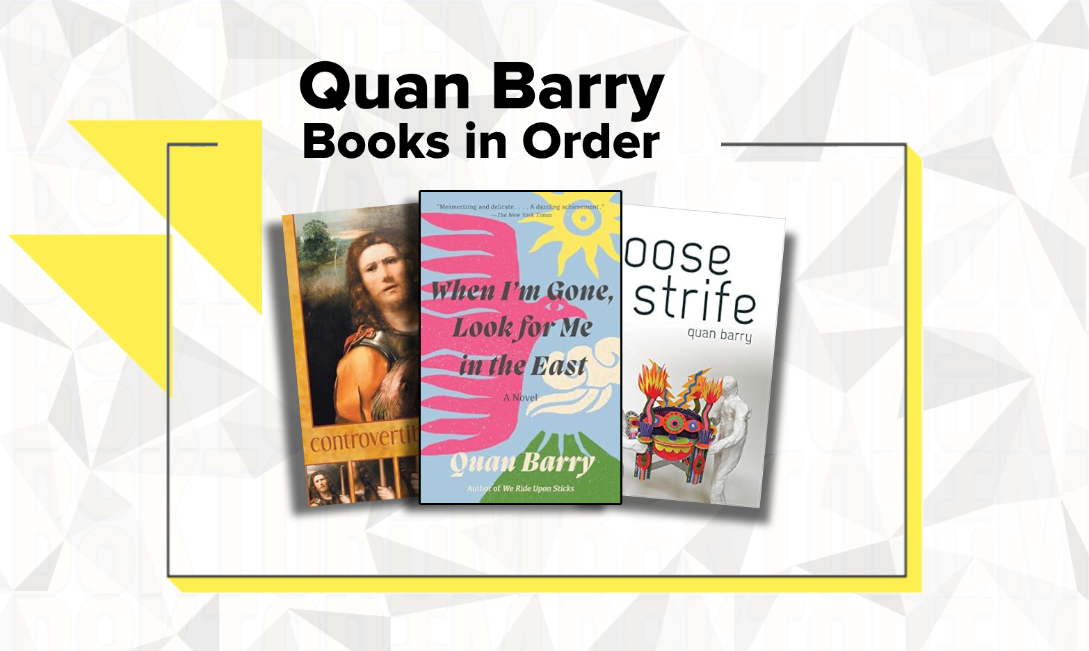 Quan Barry Books in Order (The Ultimate Guide) | Booktorium