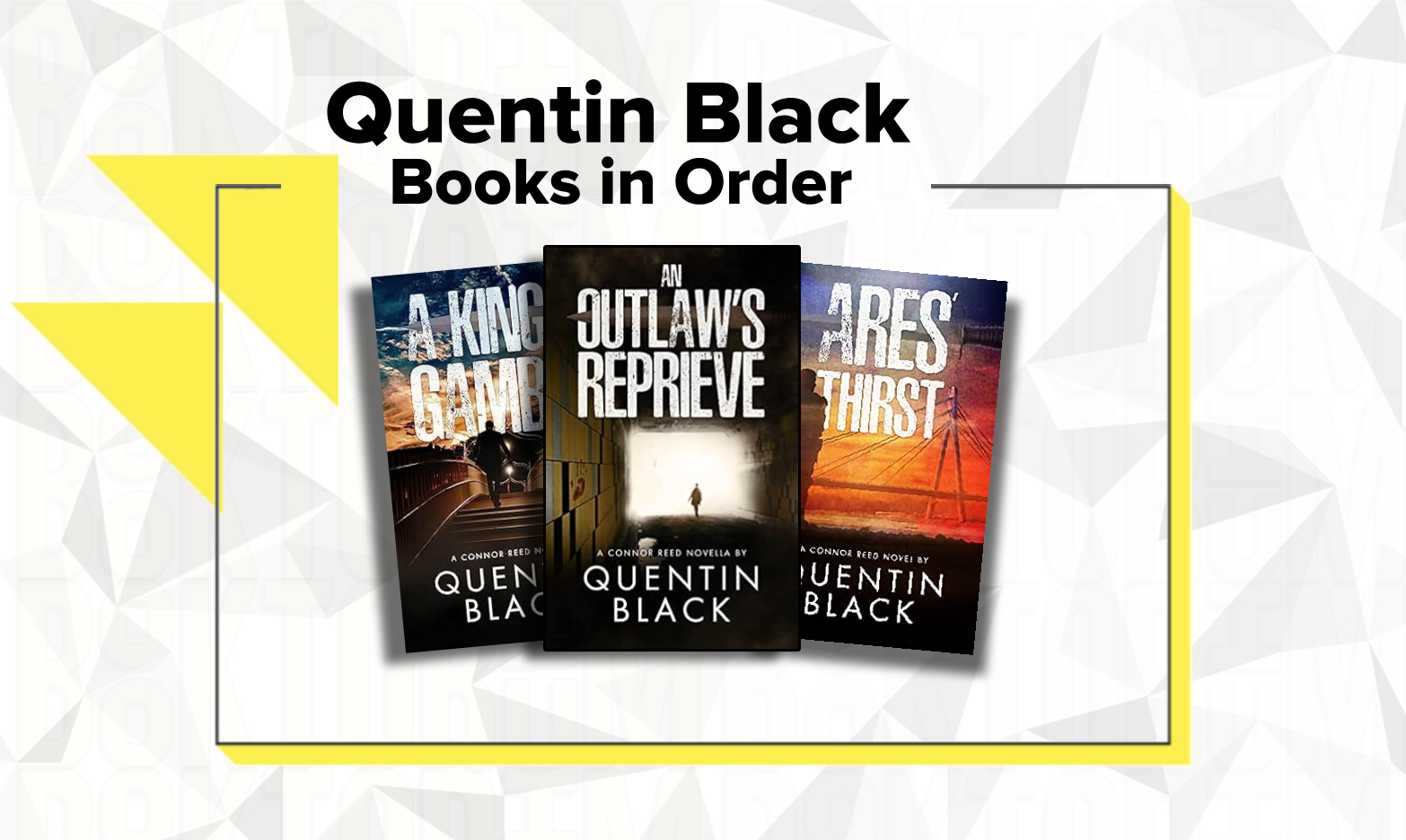 Quentin Black Books in Order (The Ultimate Guide) | Booktorium