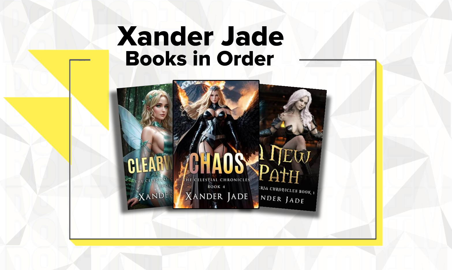 Xander Jade Books in Order (The Ultimate Guide) | Booktorium