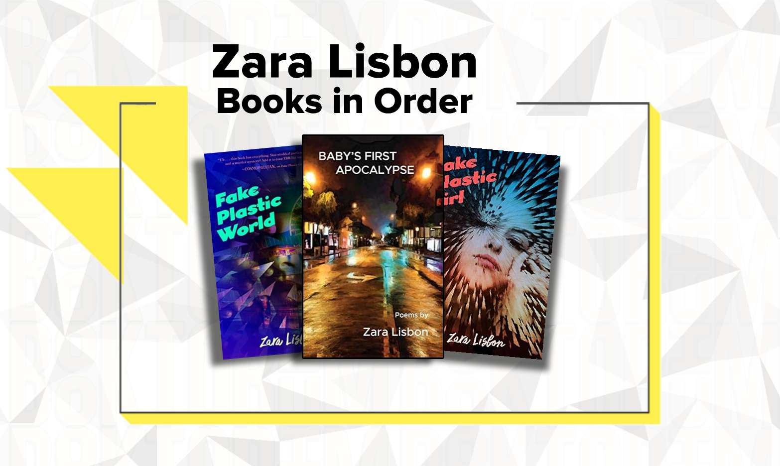 Zara Lisbon Books in Order (The Ultimate Guide) | Booktorium