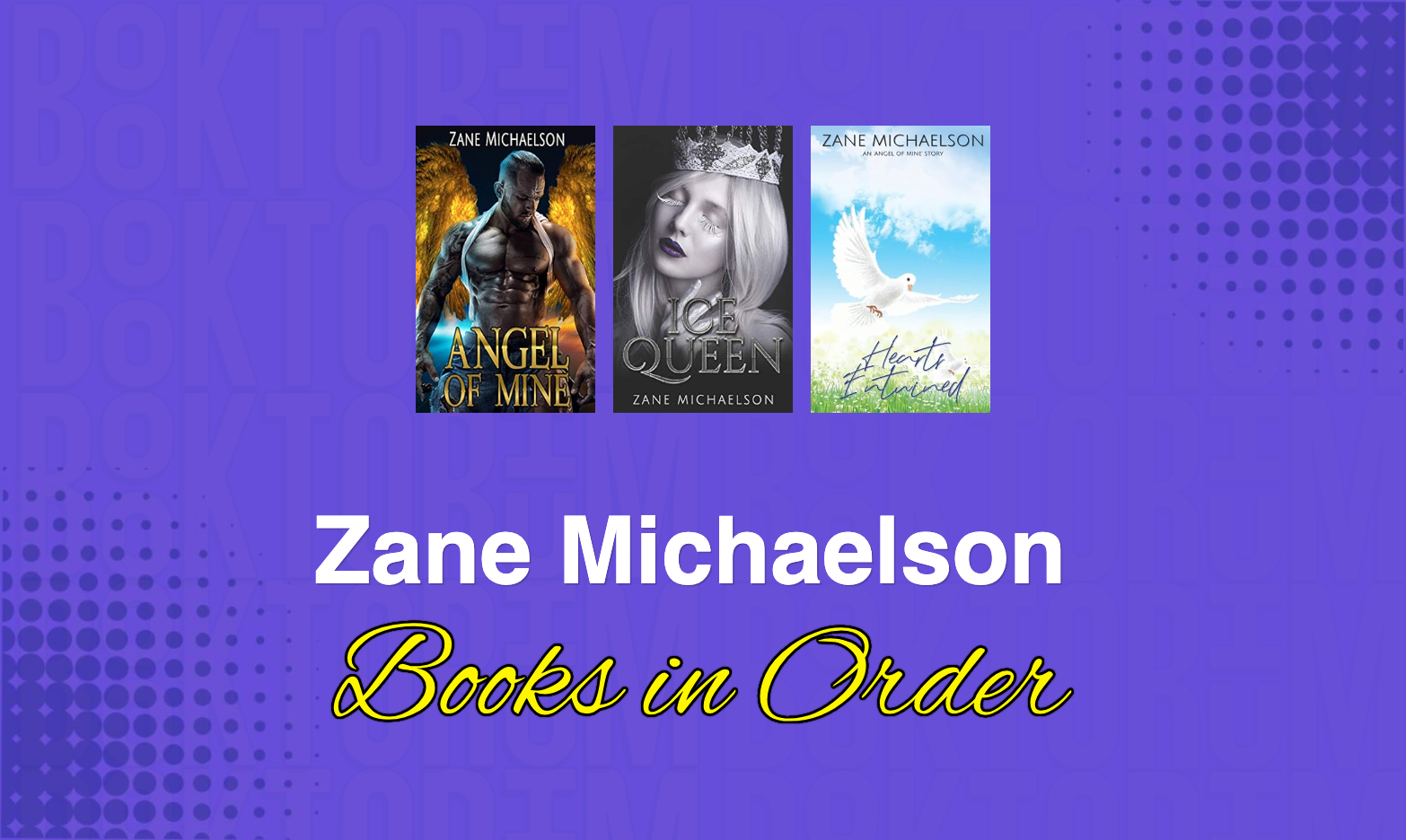 Zane Michaelson Books in Order (The Ultimate Guide)