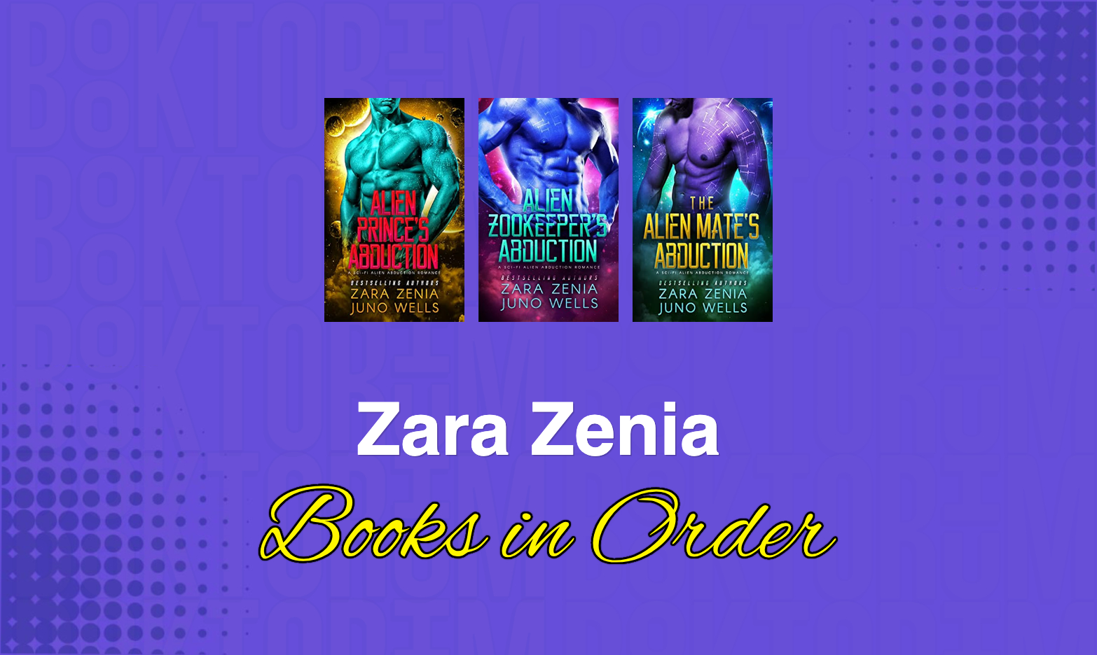 Zara Zenia Books in Order (The Ultimate Guide)