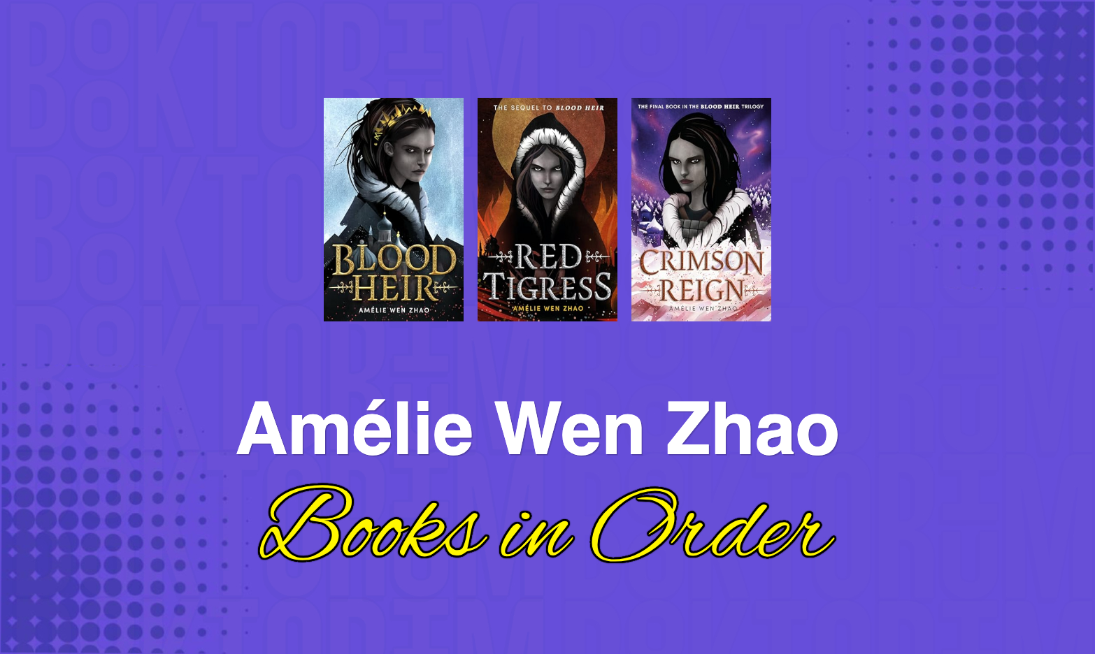 Amélie Wen Zhao Books in Order (The Ultimate Guide)