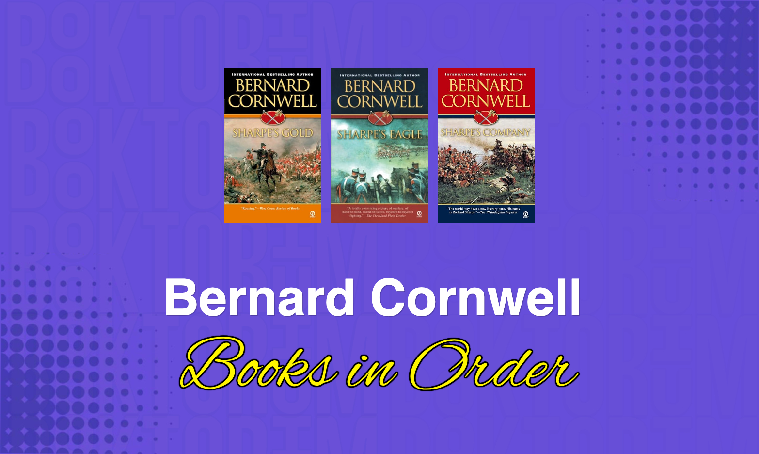 Bernard Cornwell Books in Order
