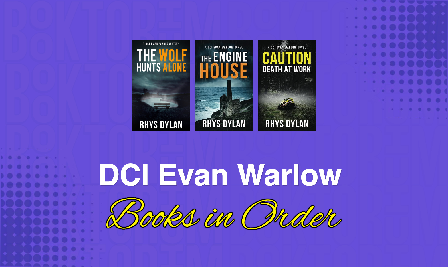 DCI Evan Warlow Books in Order