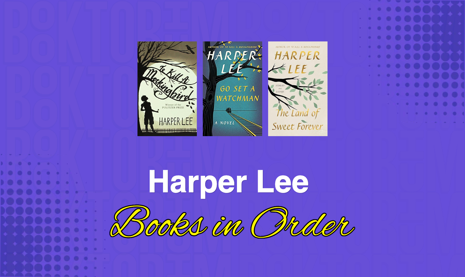 Harper Lee Books in Order