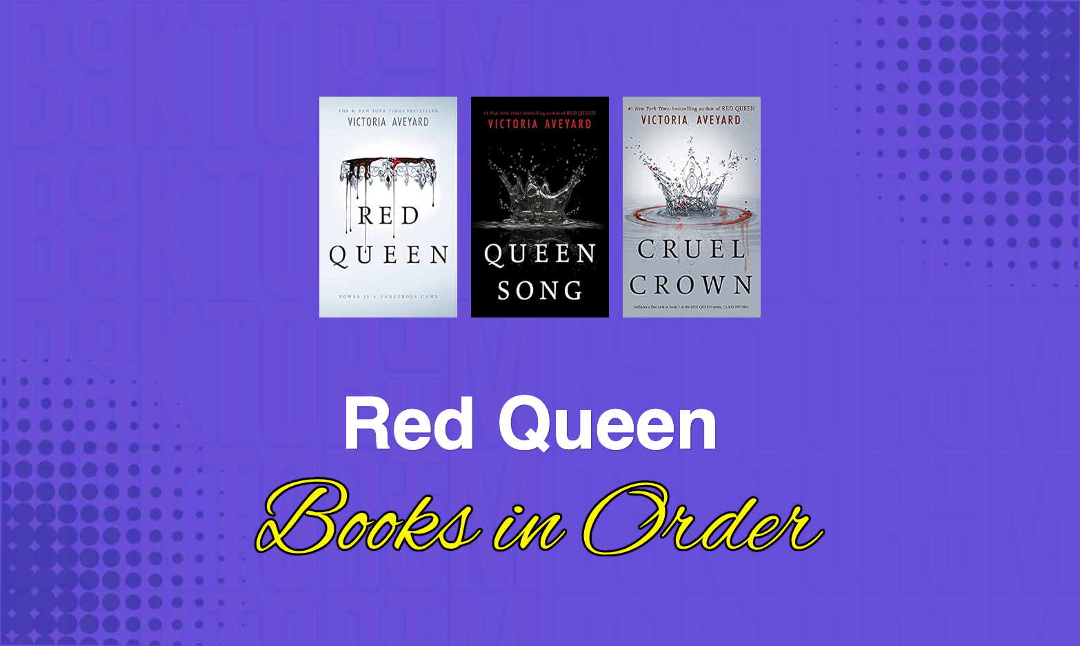 Red Queen Books in Order (Publication and Chronological Order)