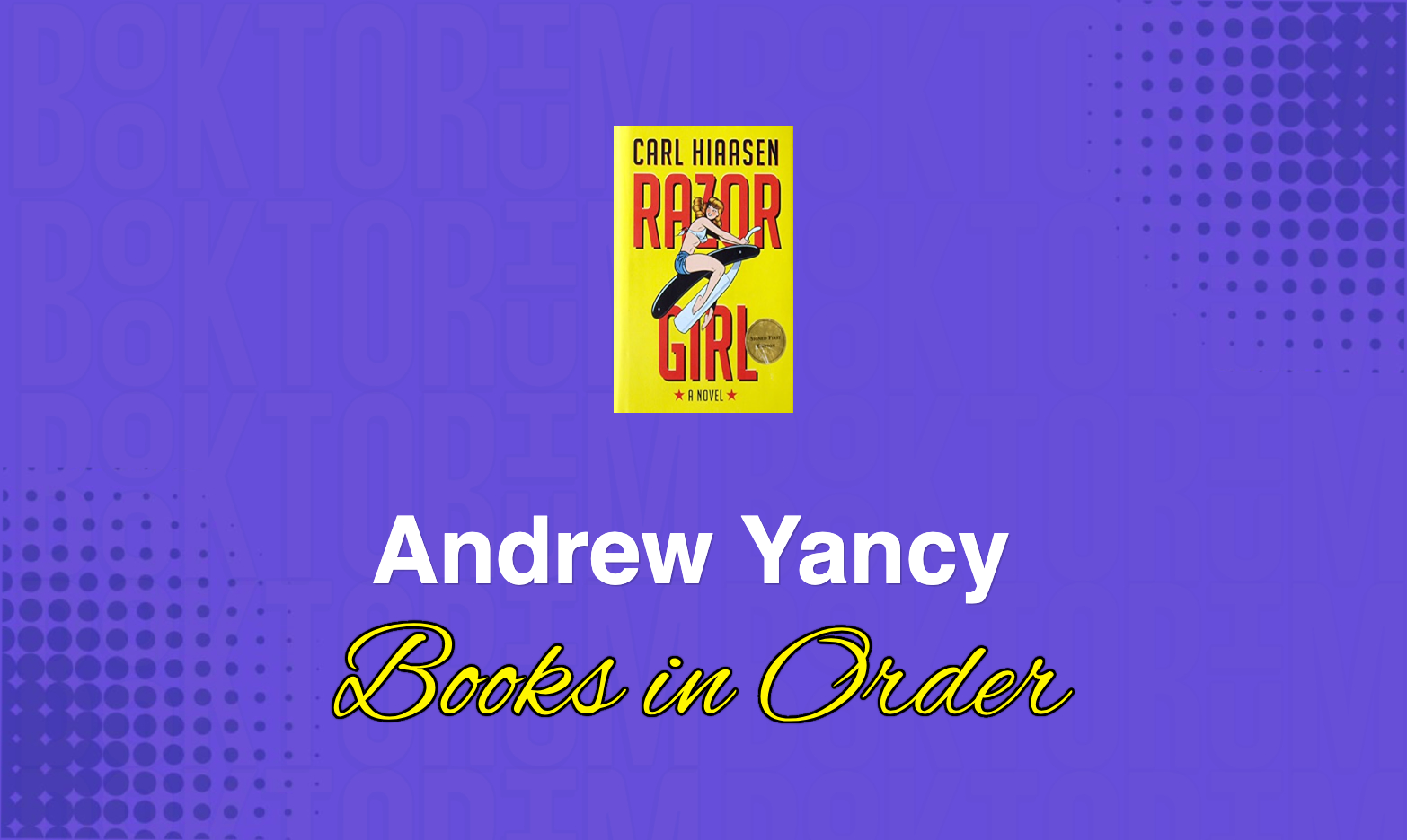 Andrew Yancy Books in Order
