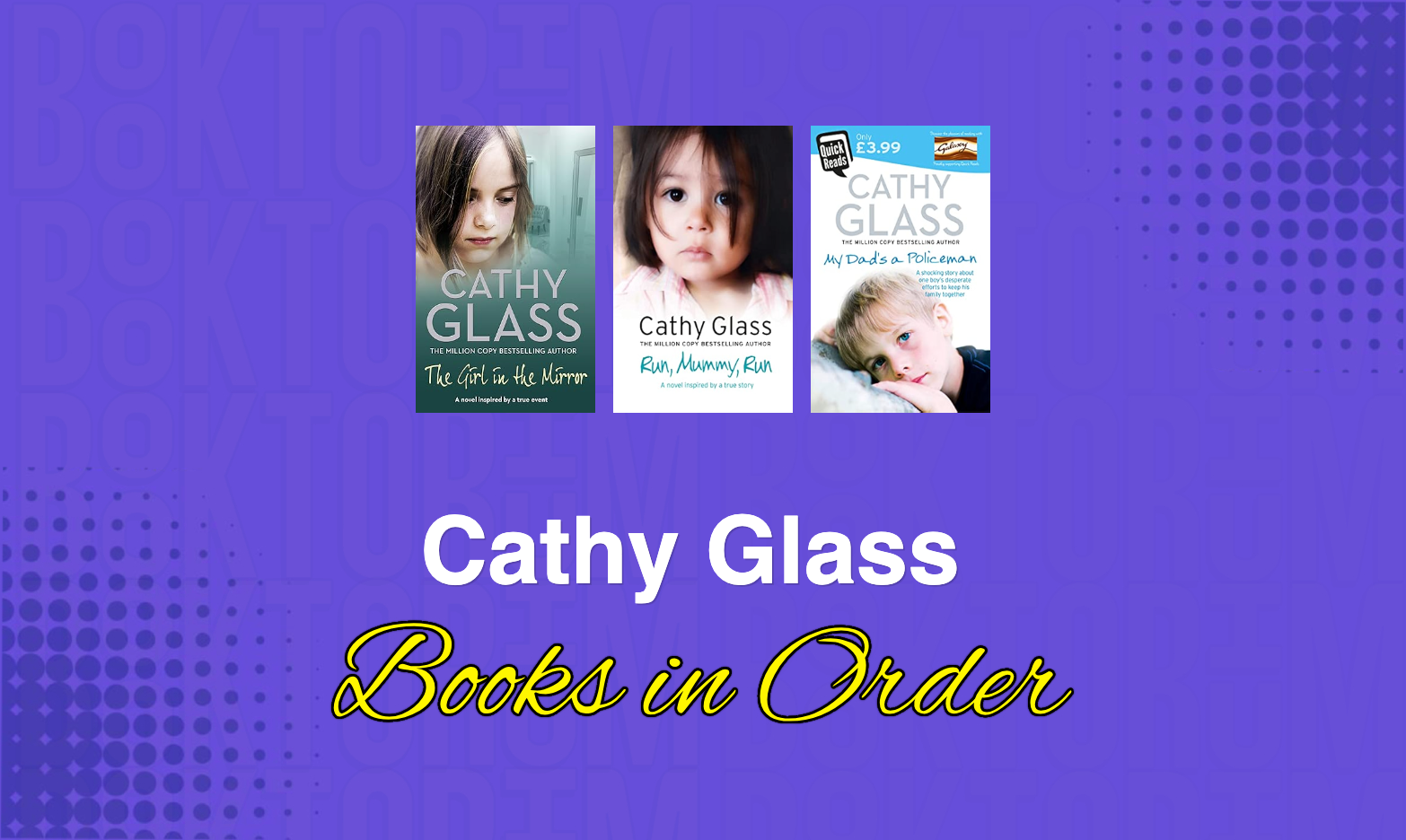 Cathy Glass Books in Order