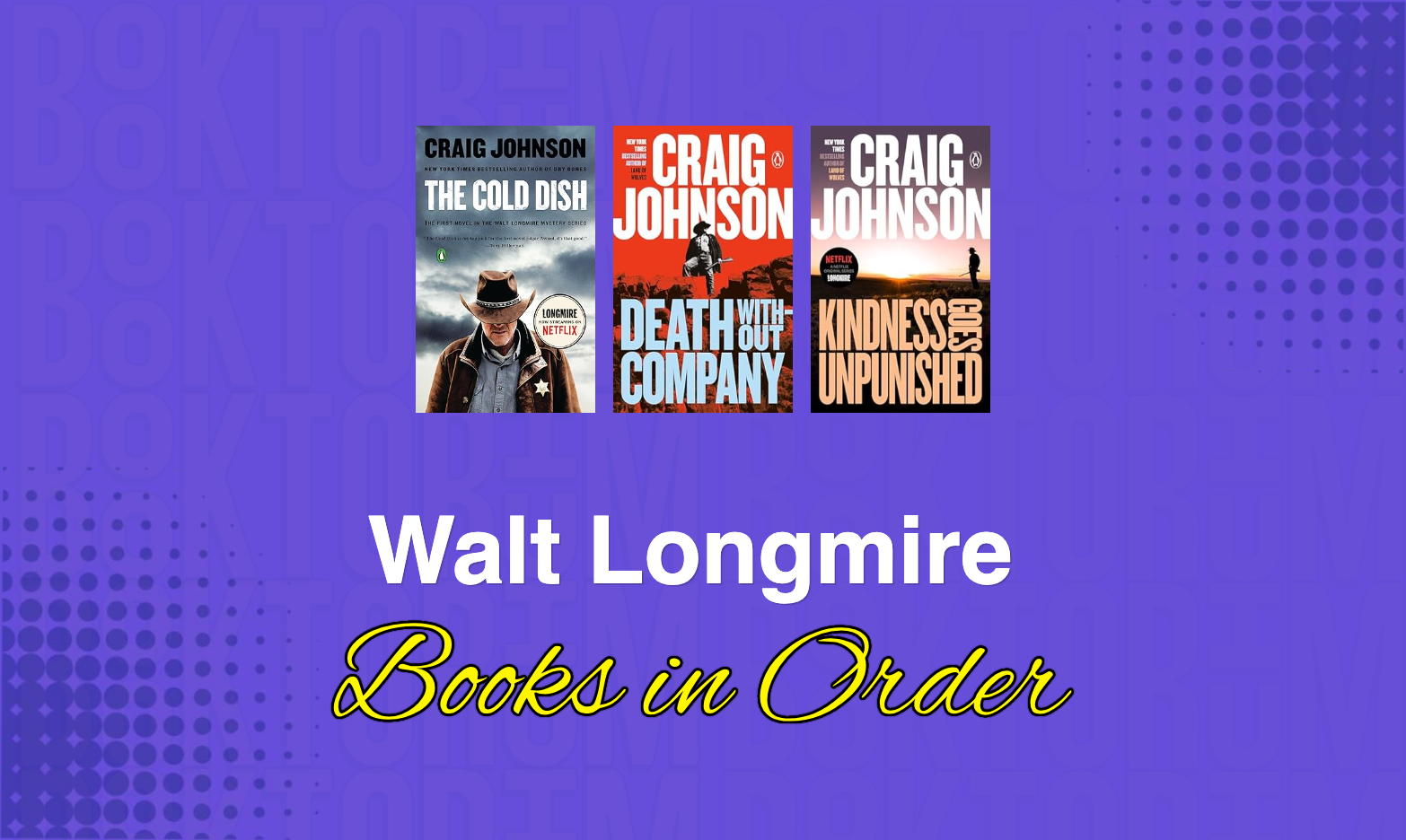 Walt Longmire Books in Order