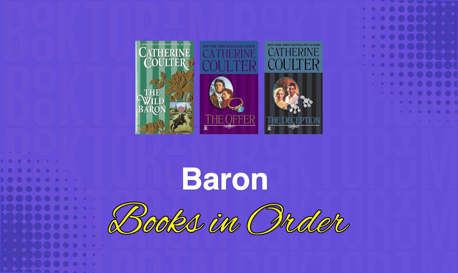 Baron Books in Order