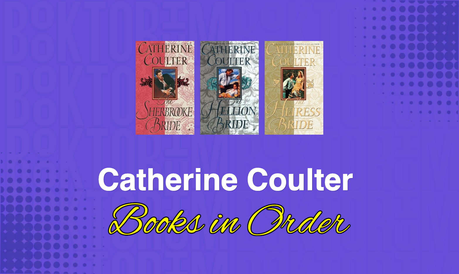 Catherine Coulter Books in Order