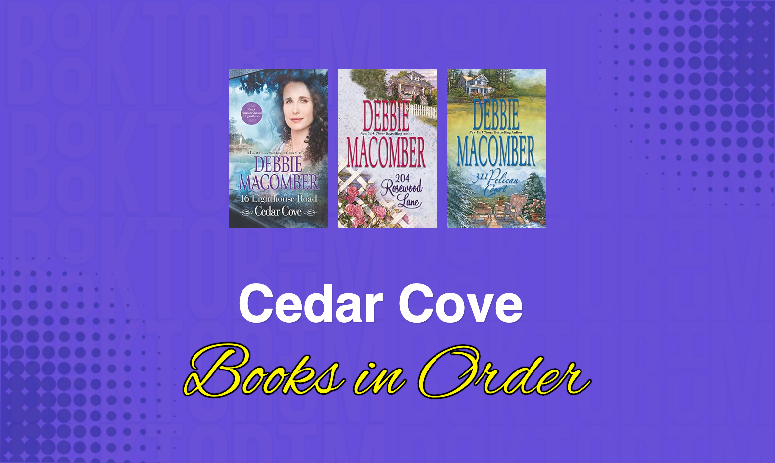Cedar Cove Books in Order