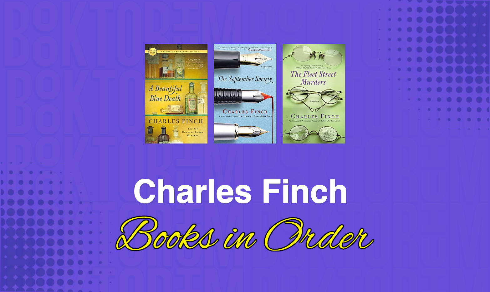 Charles Finch Books in Order