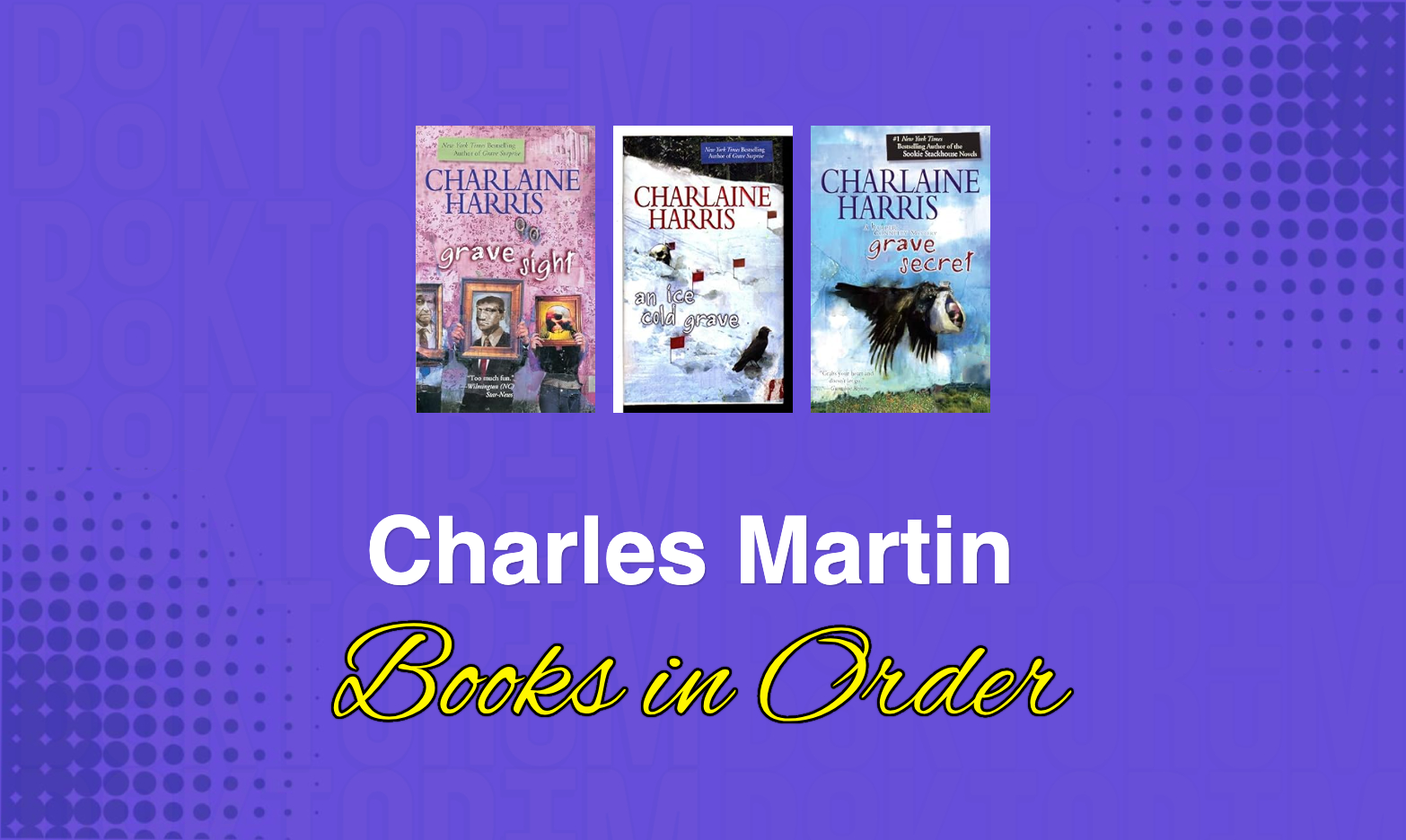 Charles Martin Books in Order