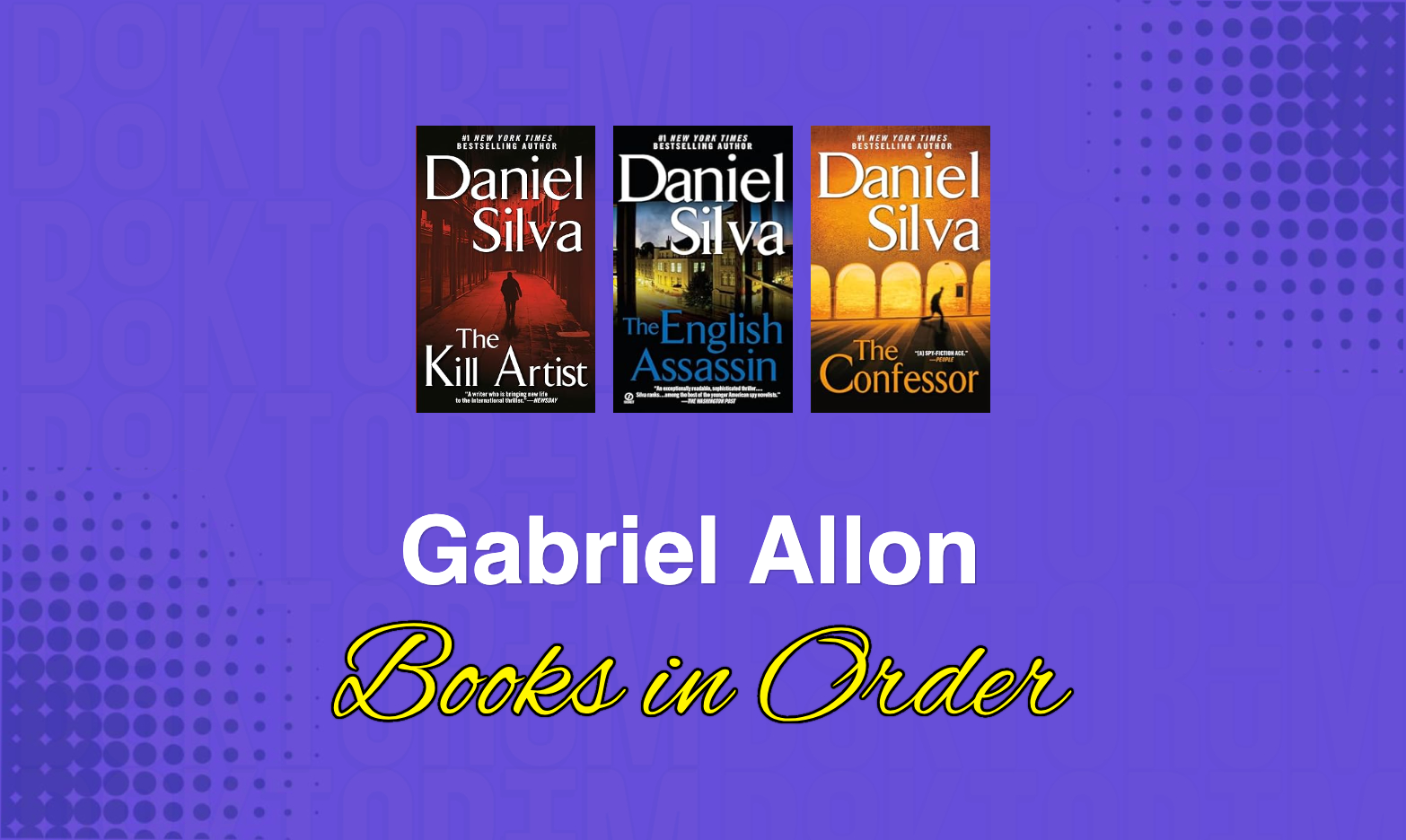 Gabriel Allon Books in Order