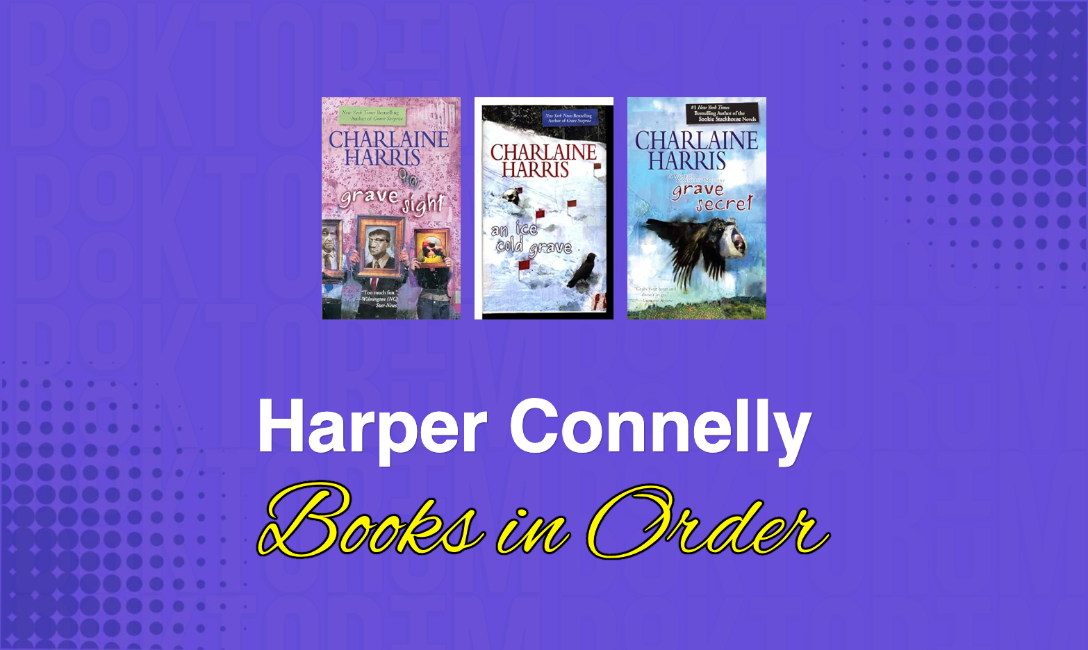 Harper Connelly Books in Order