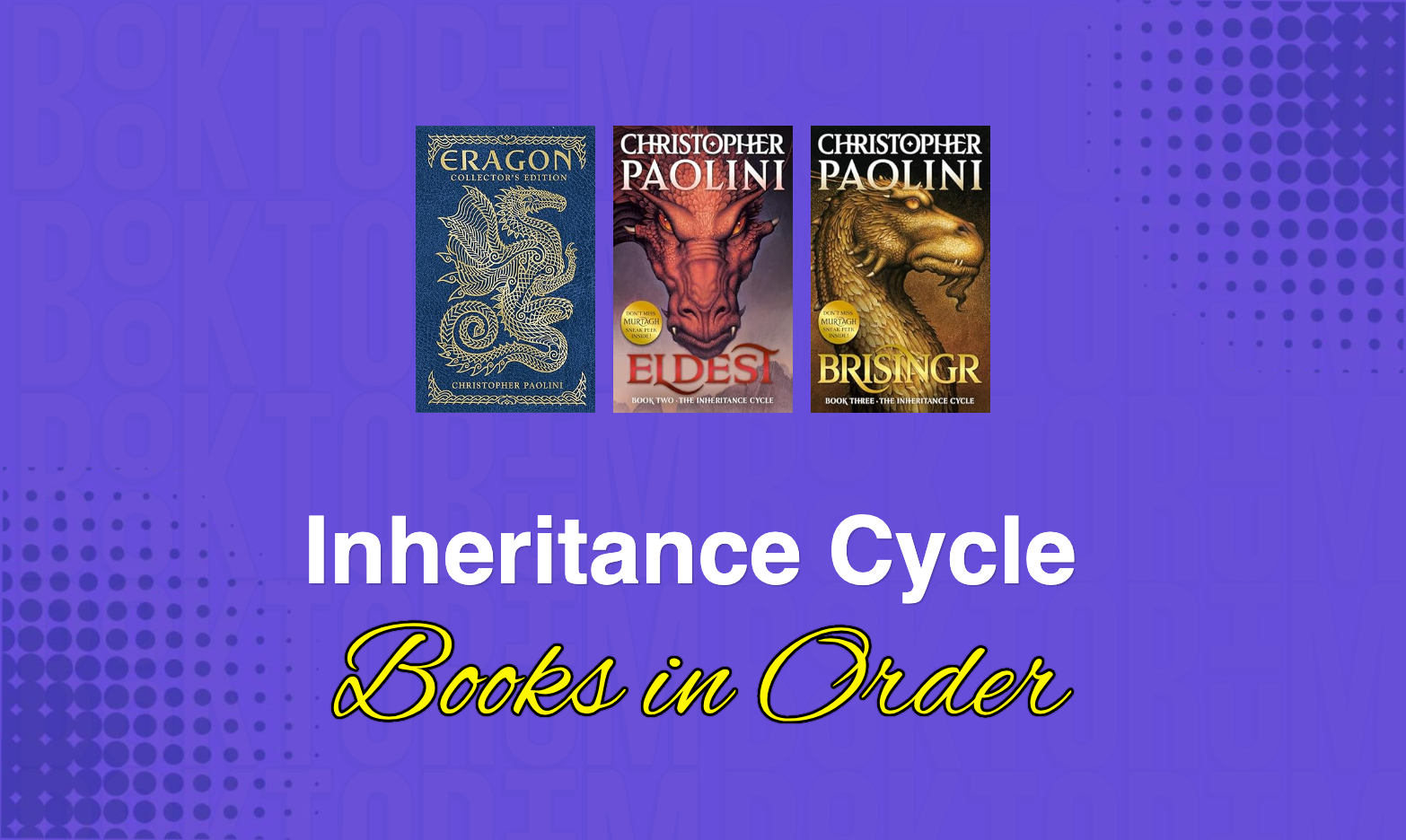 Inheritance Cycle Books in Order