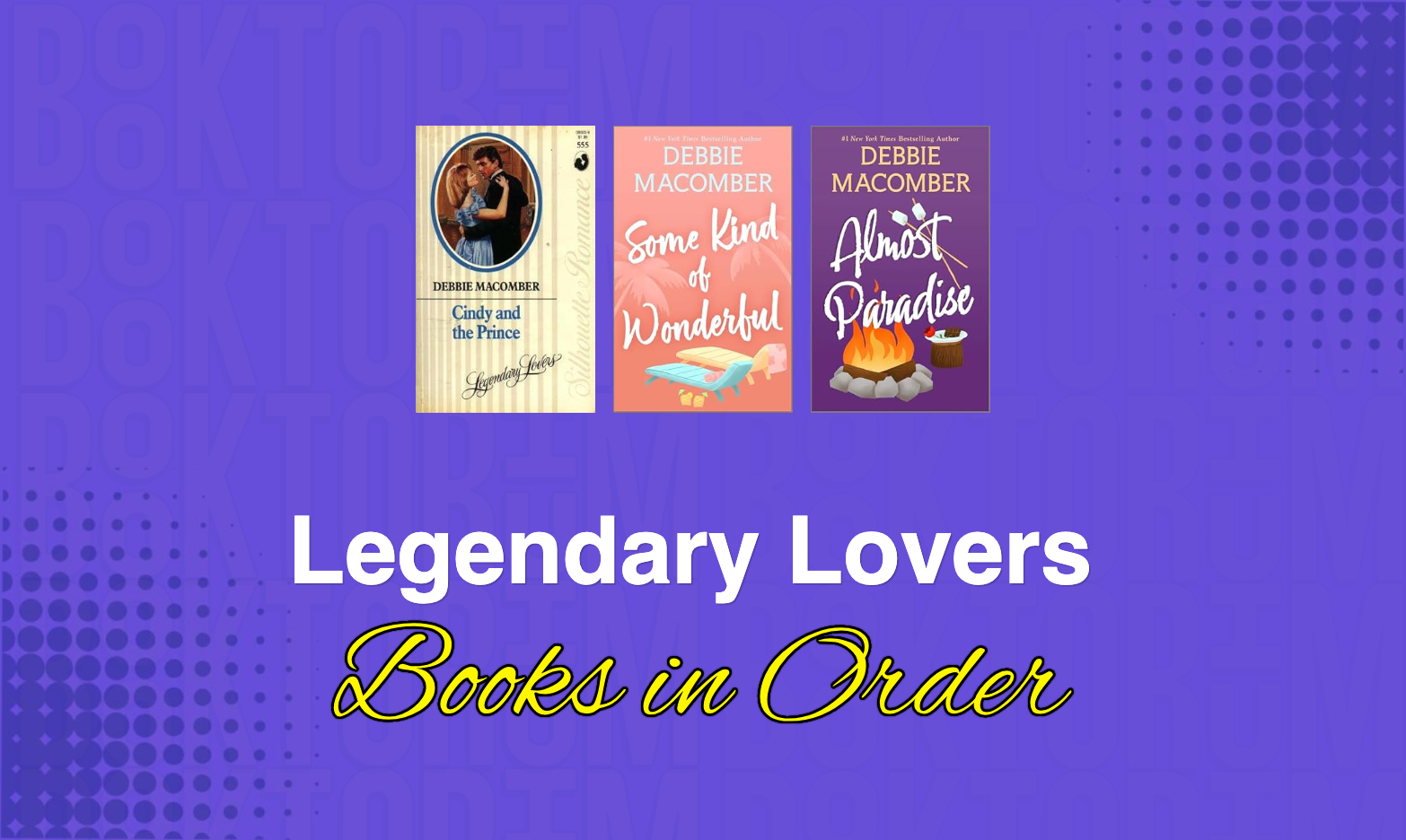 Legendary Lovers Books in Order