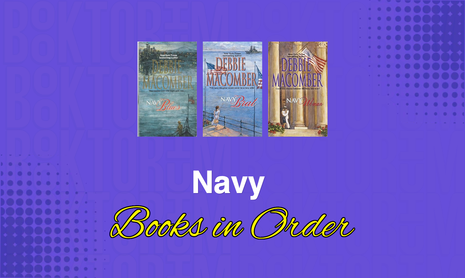 Navy Books in Order