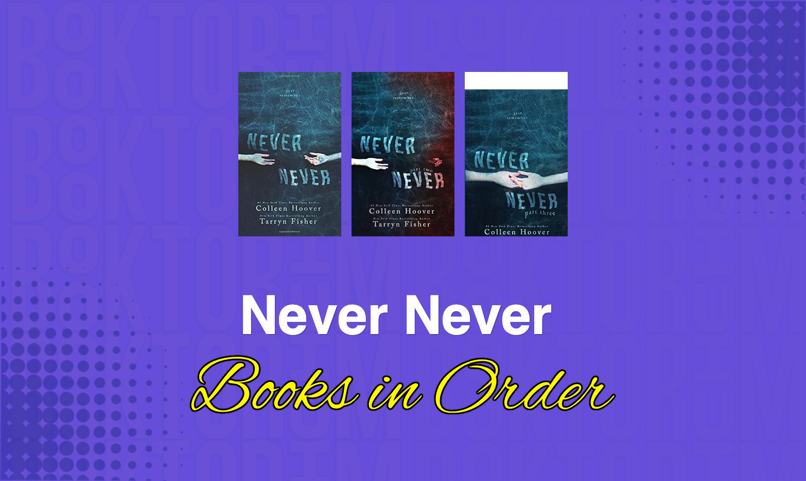 Never Never Books in Order