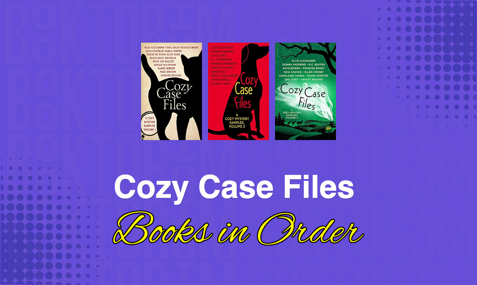 Cozy Case Files Books in Order