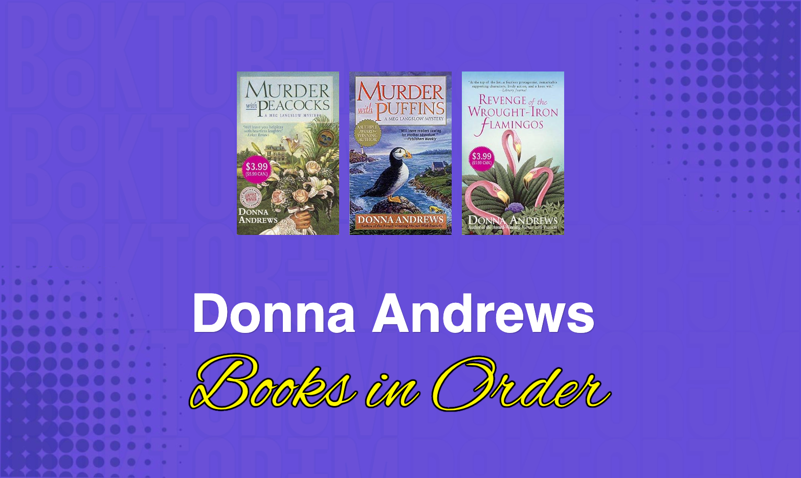 Donna Andrews Books in Order