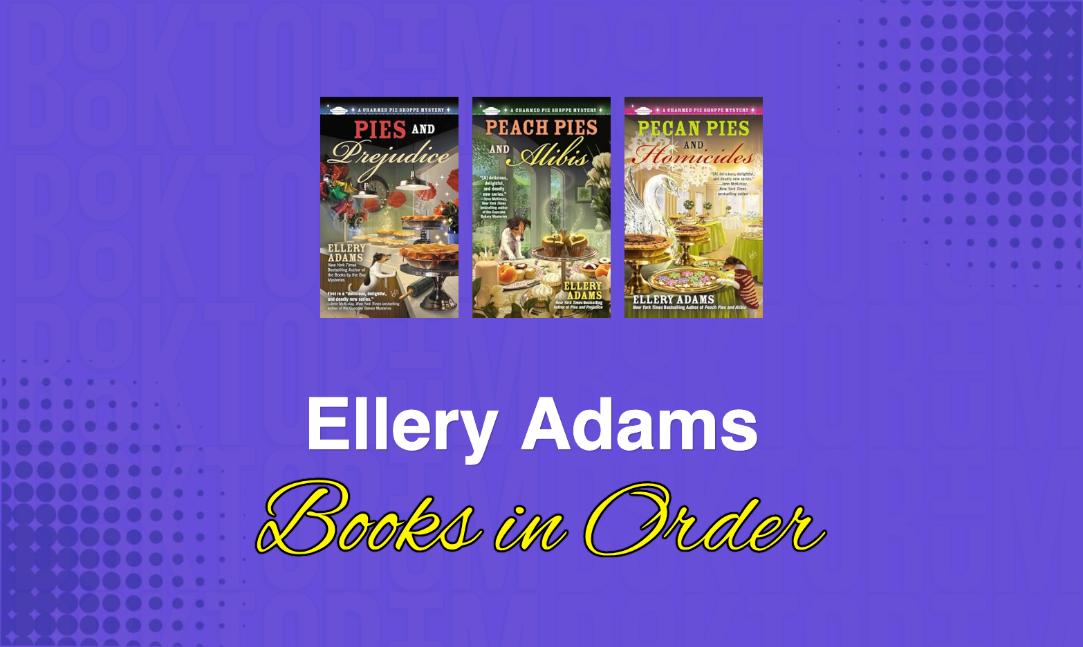 Ellery Adams Books in Order