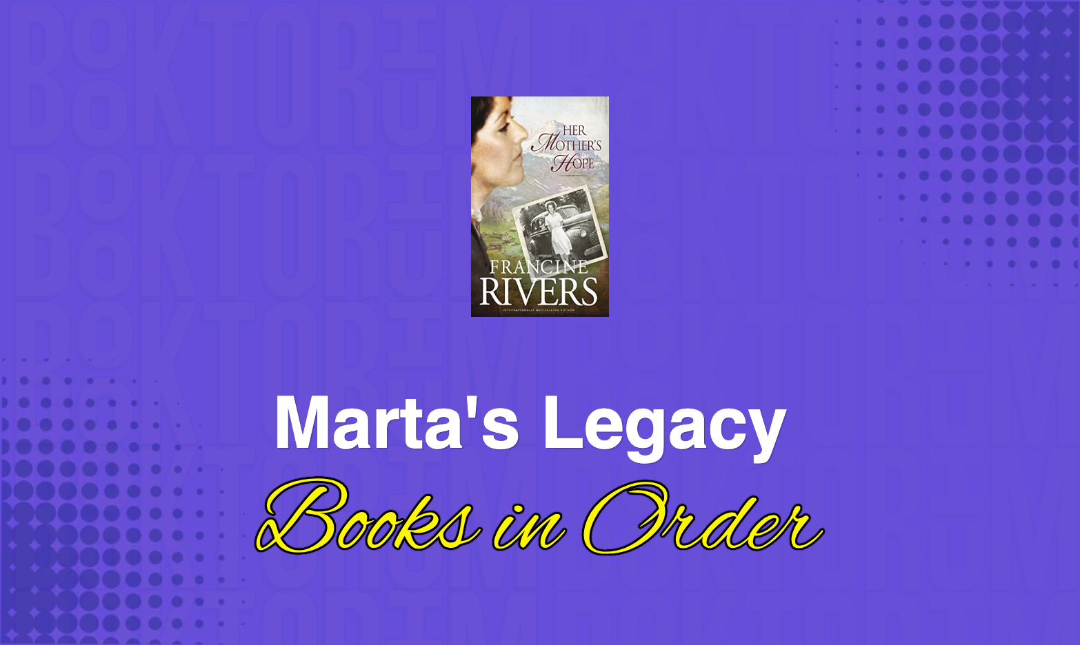 Marta's Legacy Books in Order