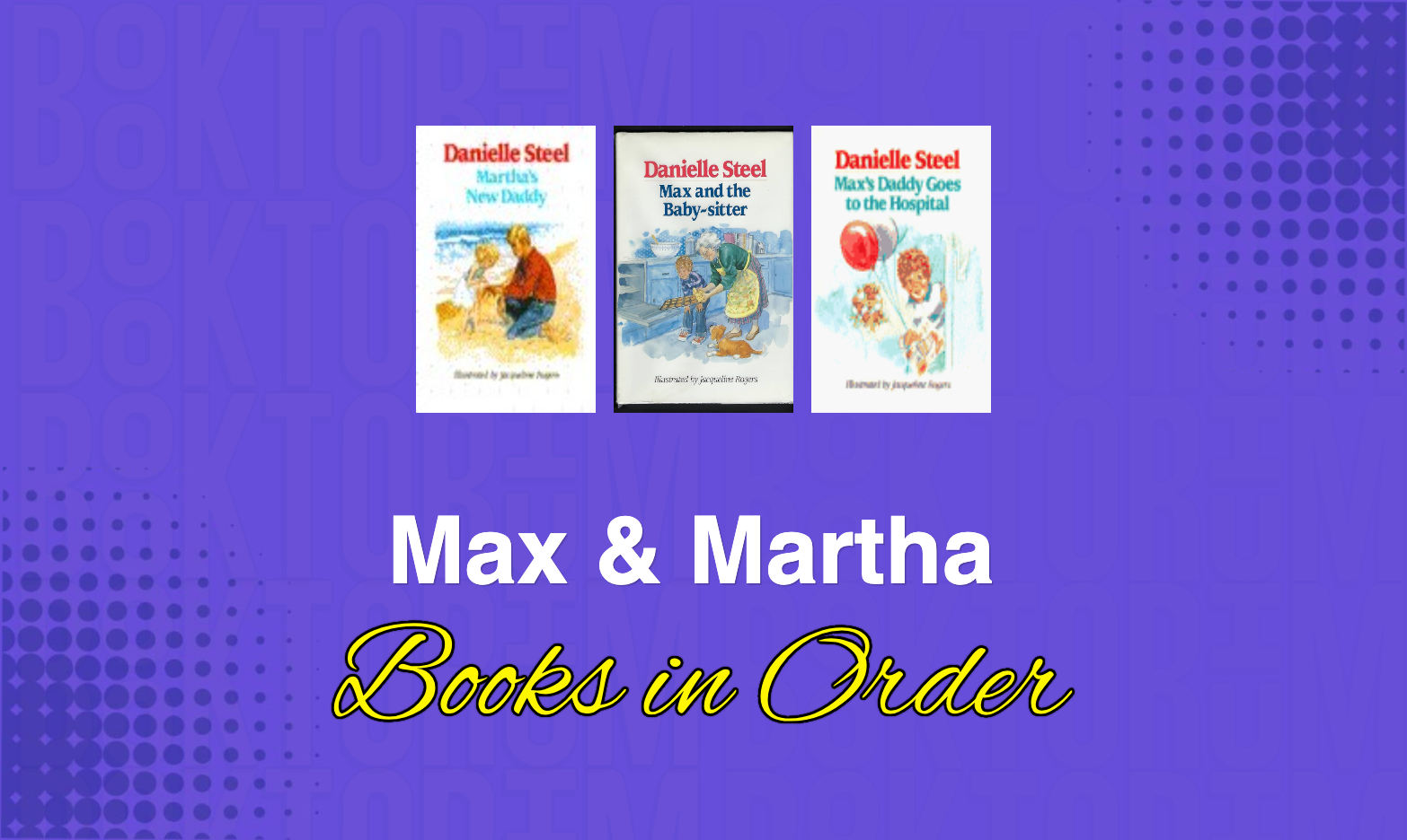 Max & Martha Books in Order
