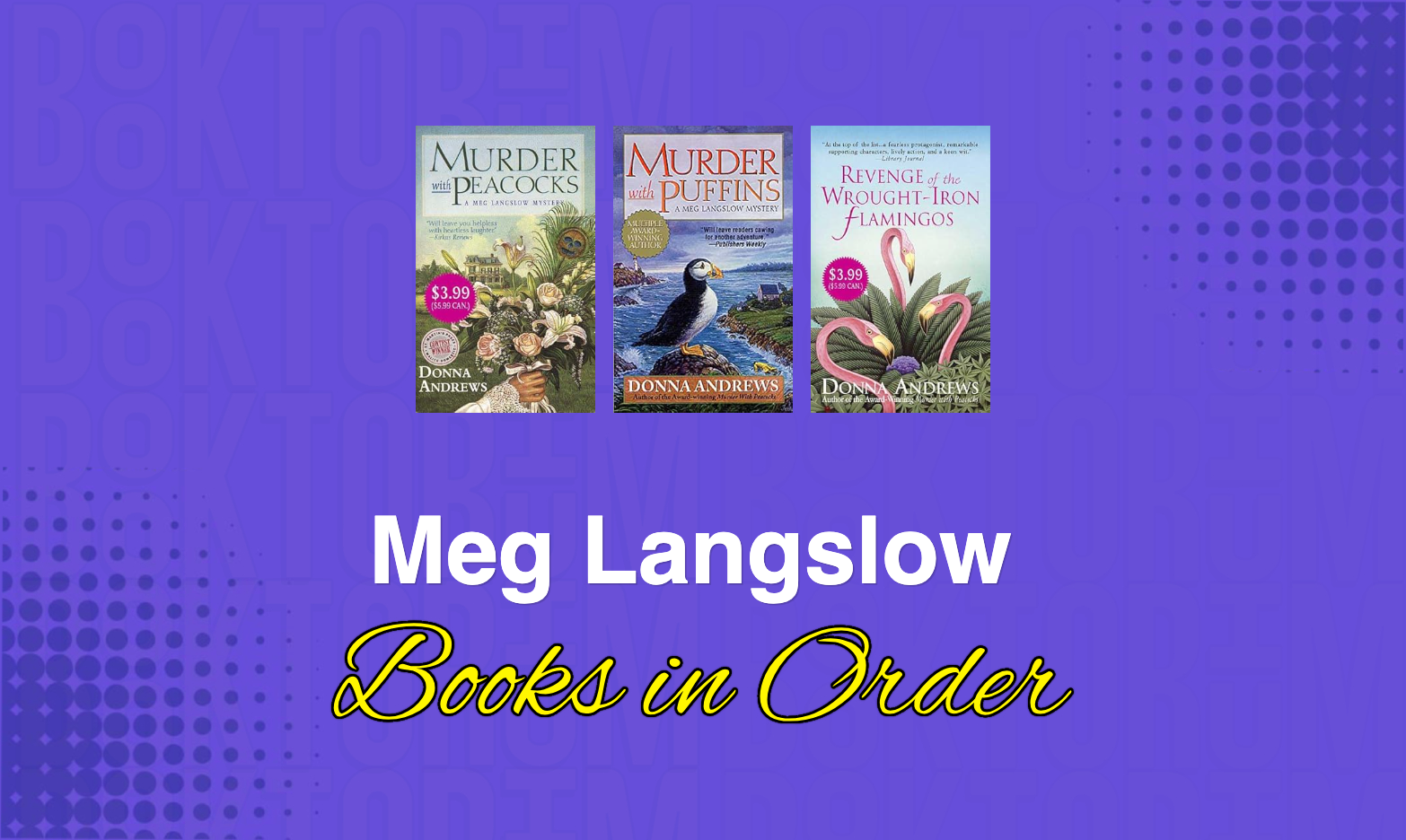Meg Langslow Books in Order
