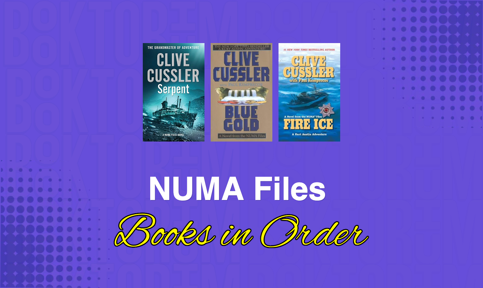 NUMA Files Books in Order