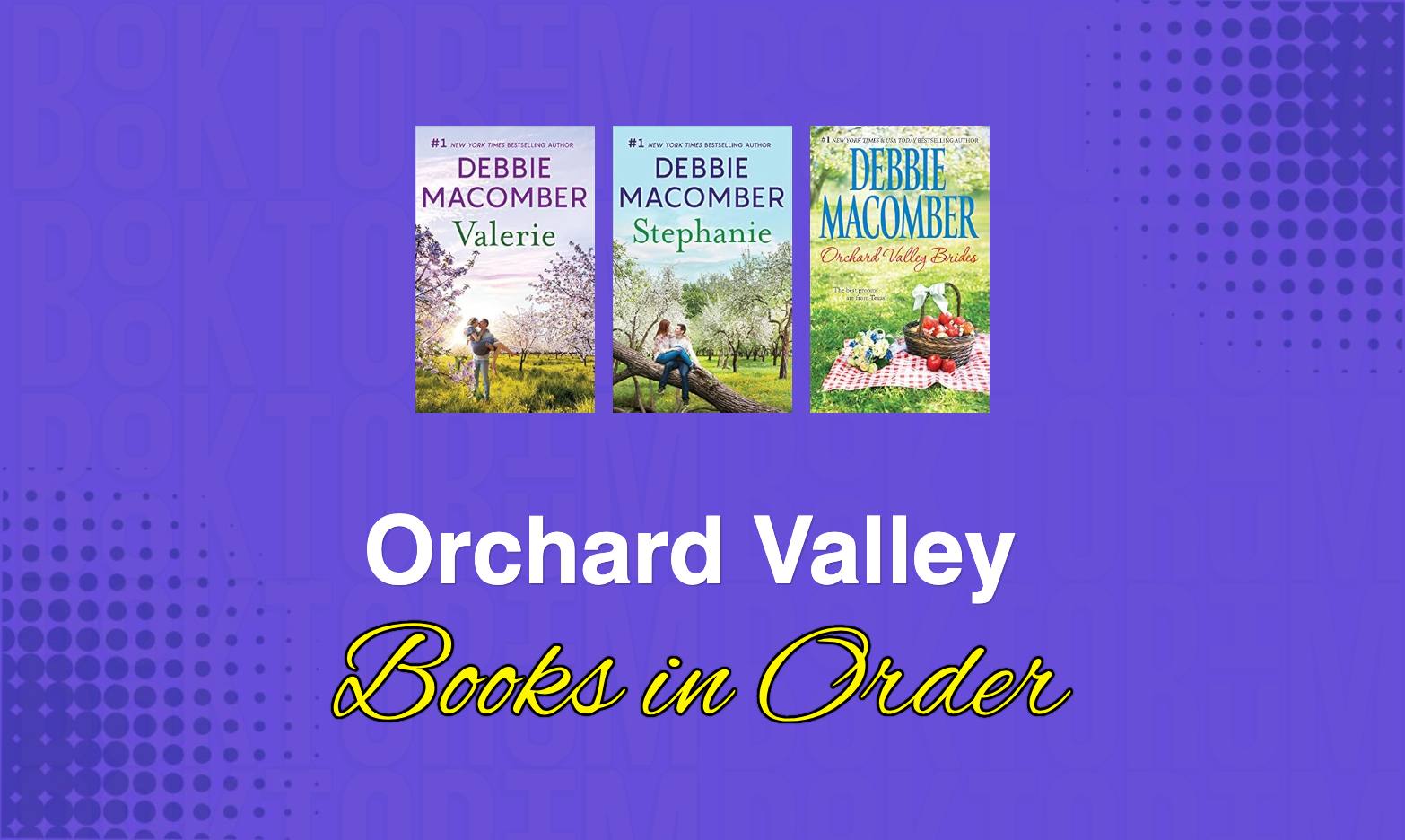 Orchard Valley Books in Order