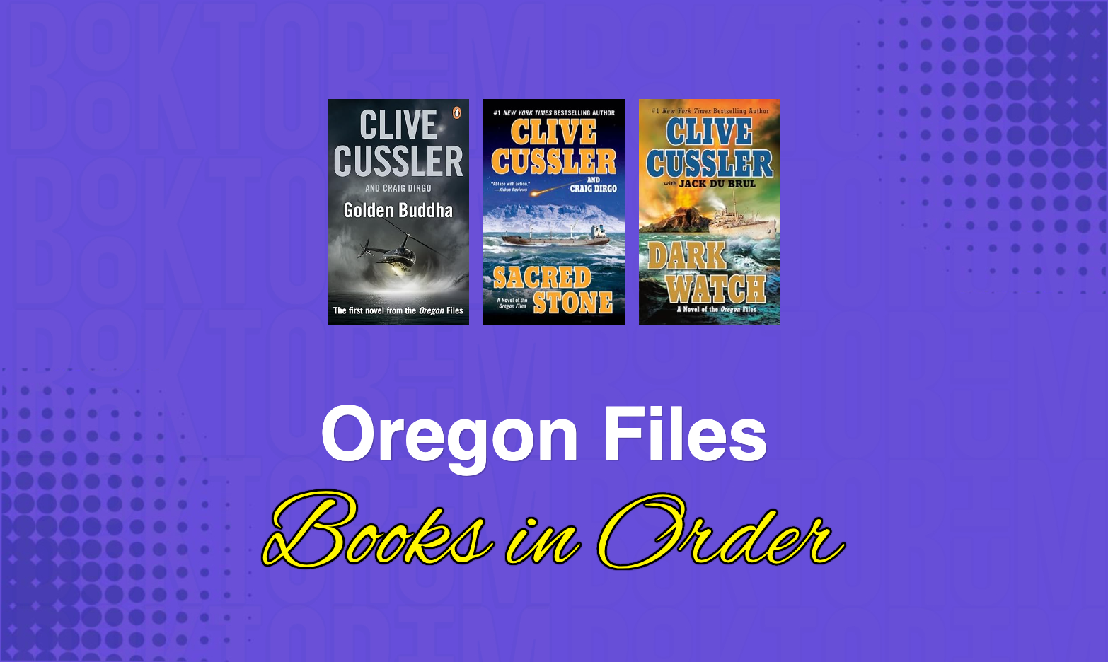 Oregon Files Books in Order