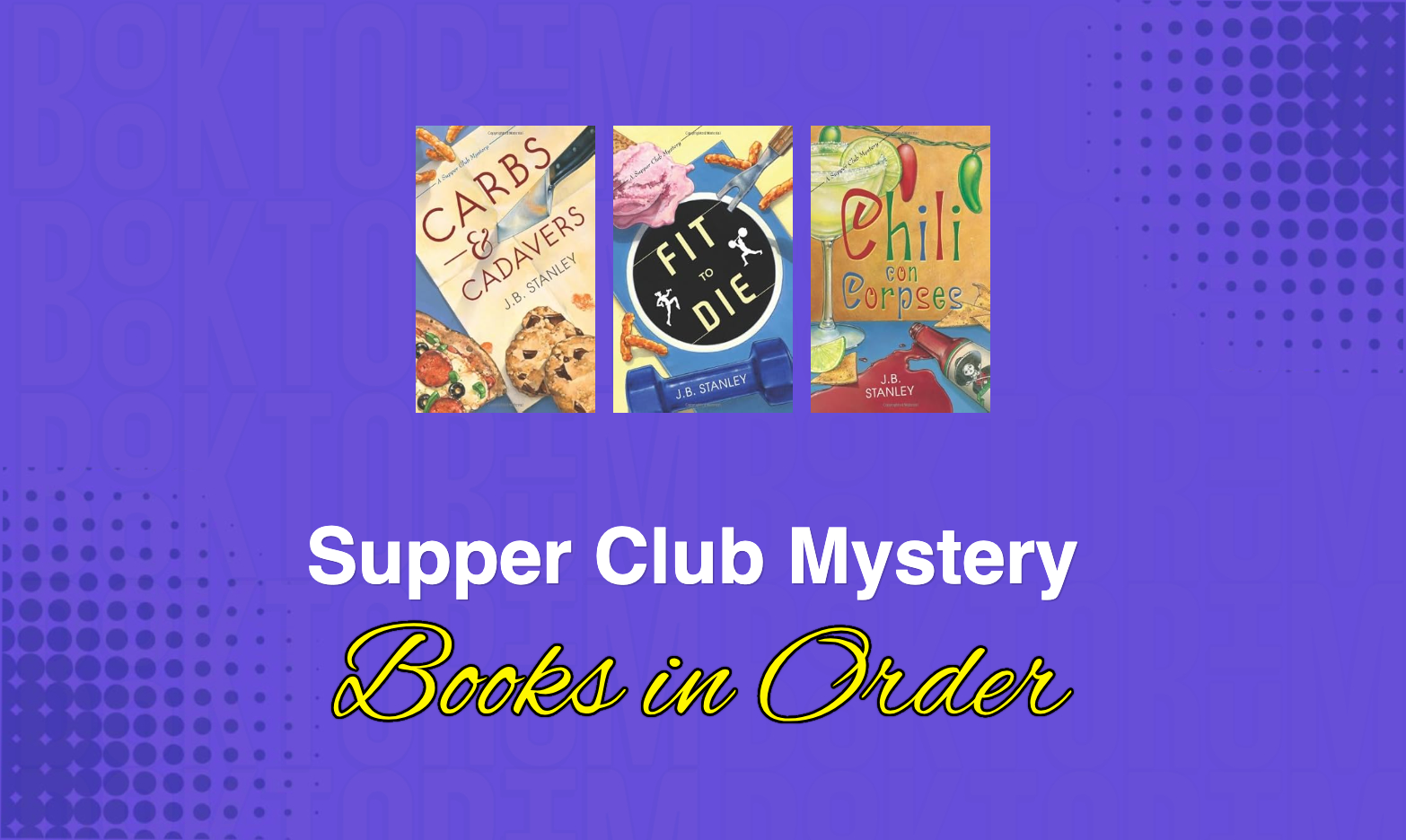 Supper Club Mystery Books in Order