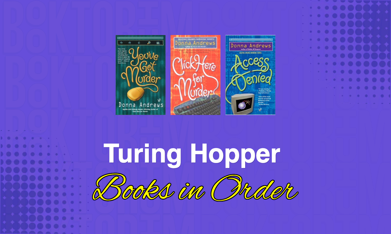 Turing Hopper Books in Order