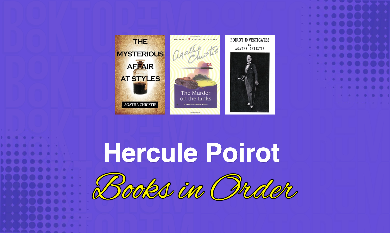 Hercule Poirot Books in Order