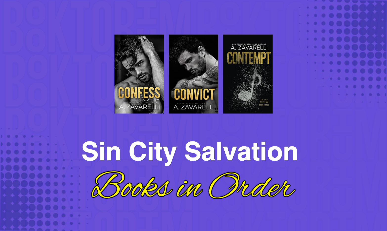 Sin City Salvation Books in Order