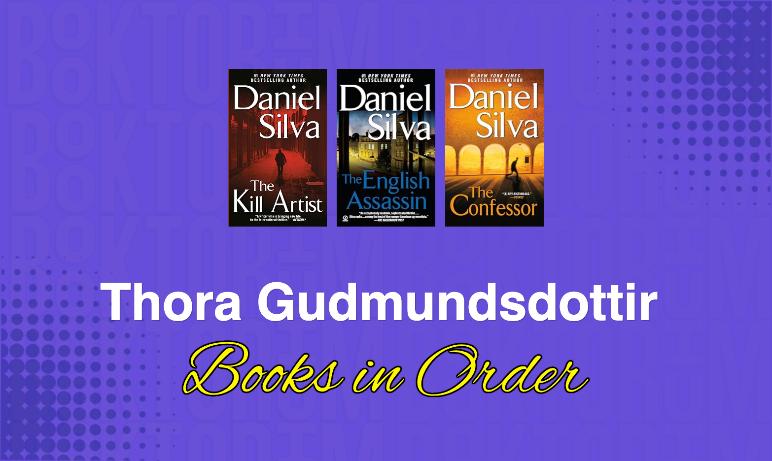 Thora Gudmundsdottir Books in Order