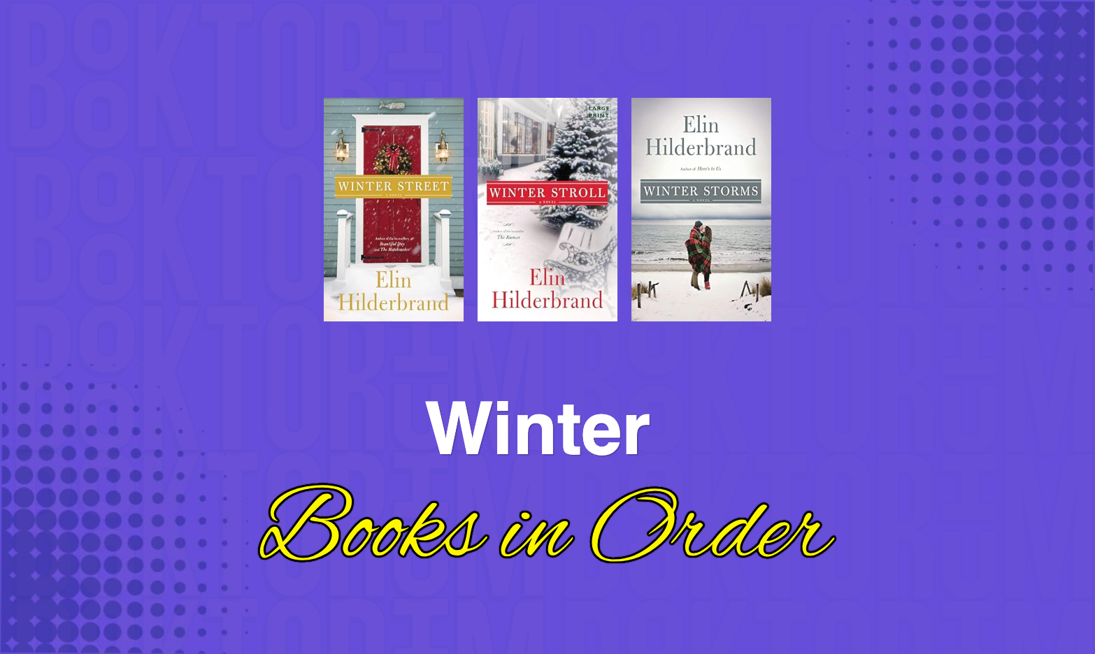 Winter Books in Order