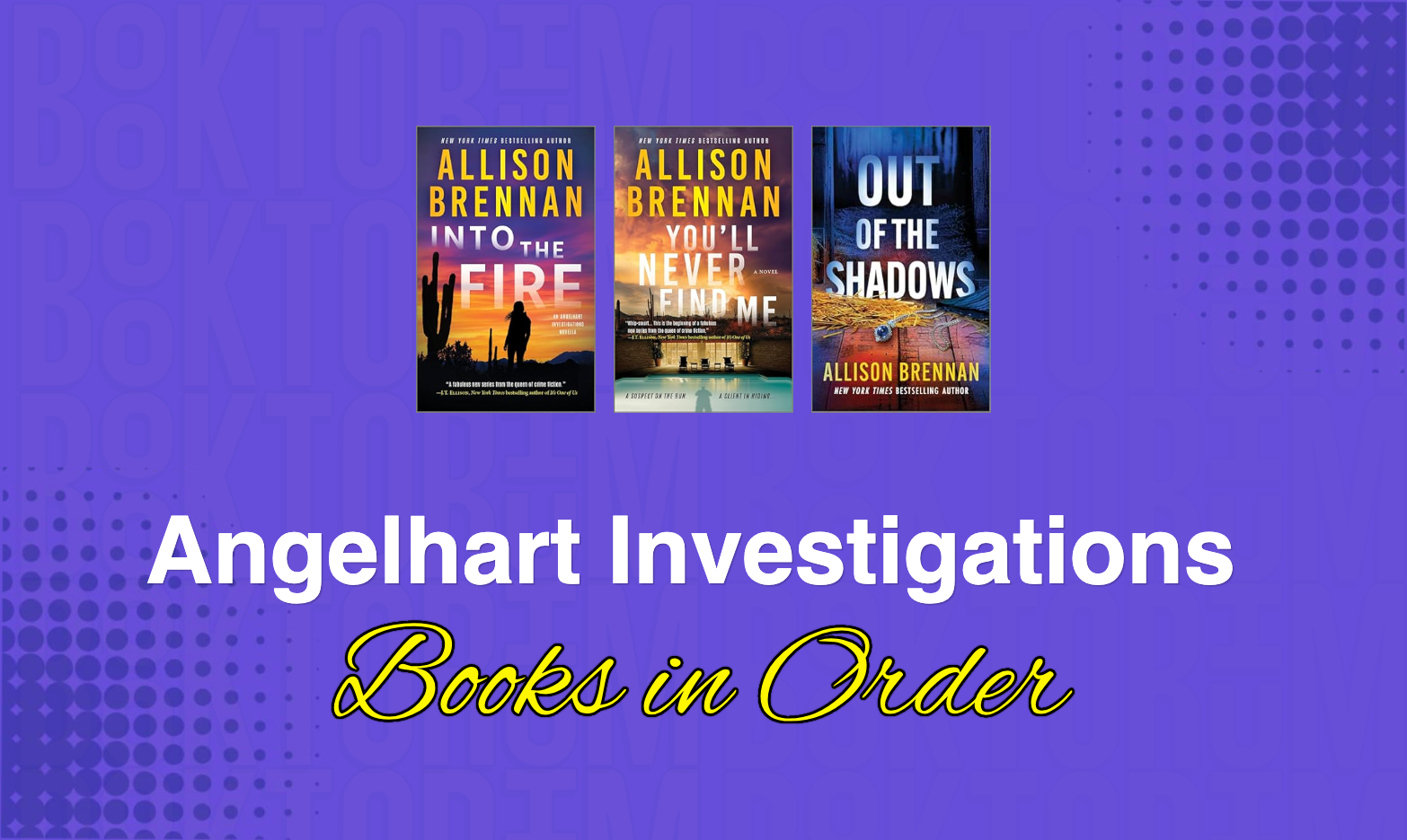 Angelhart Investigations Books in Order