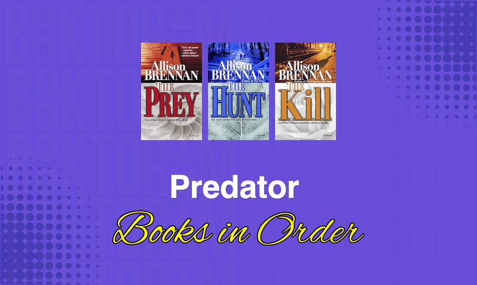 Predator Books in Order