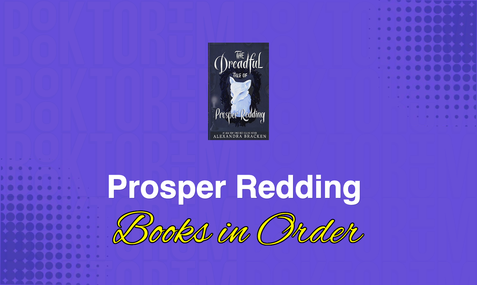 Prosper Redding Books in Order